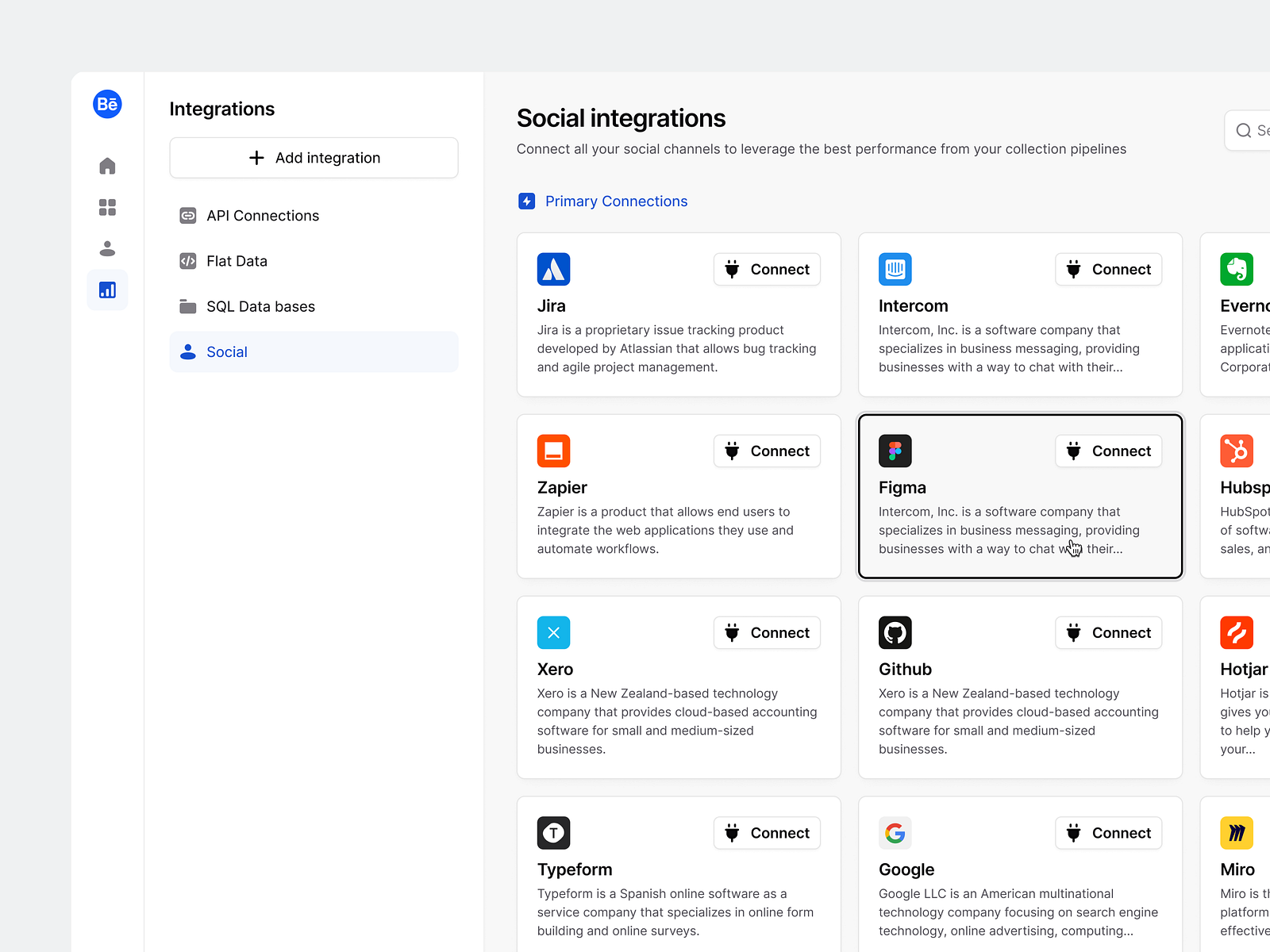 Stratis UI - Integrations by Monty Hayton on Dribbble Stratis UI - Integrations by Monty Hayton on Dribbble