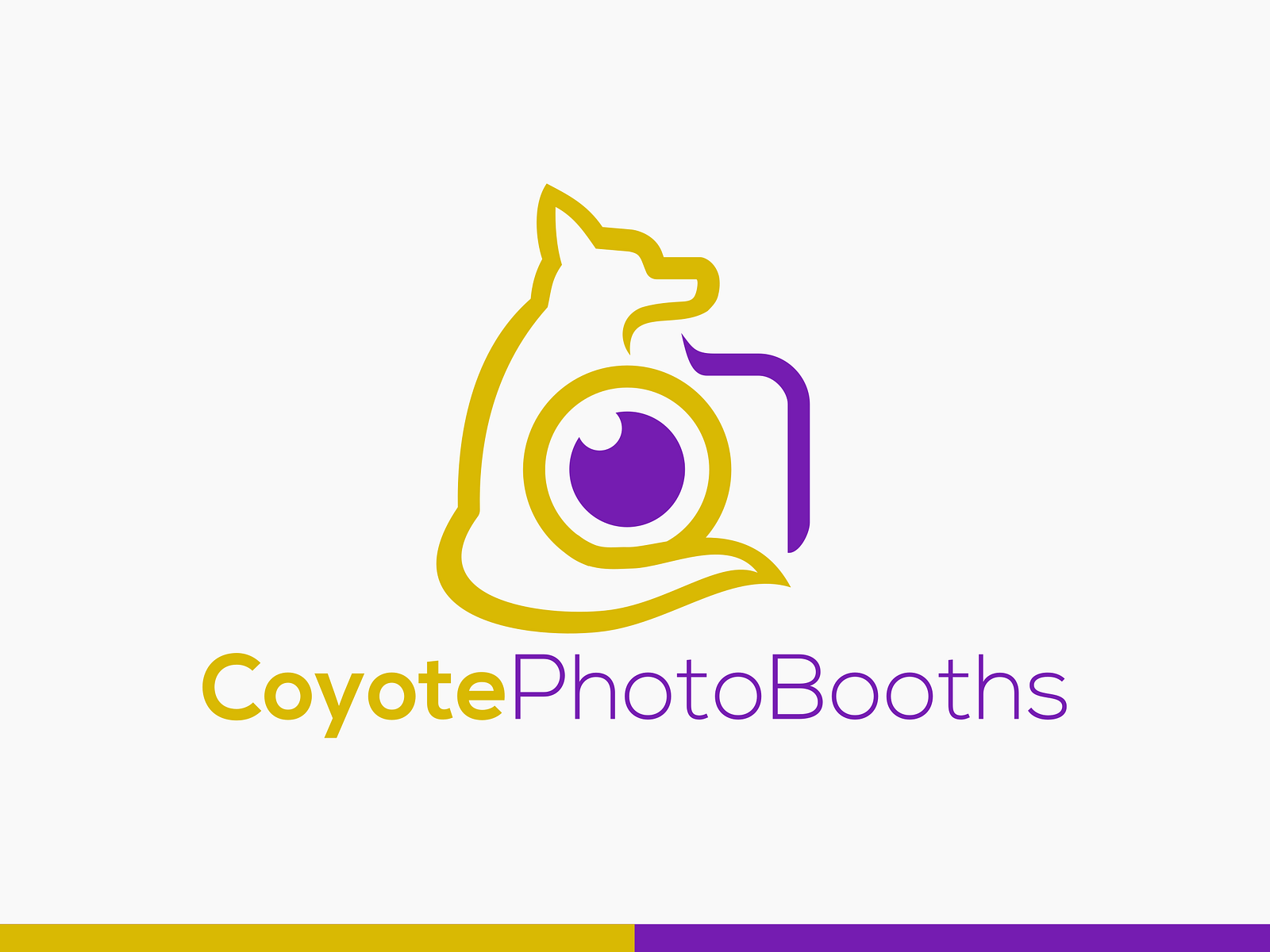 Logo Design for Coyote Photo Booths by John Poh on Dribbble