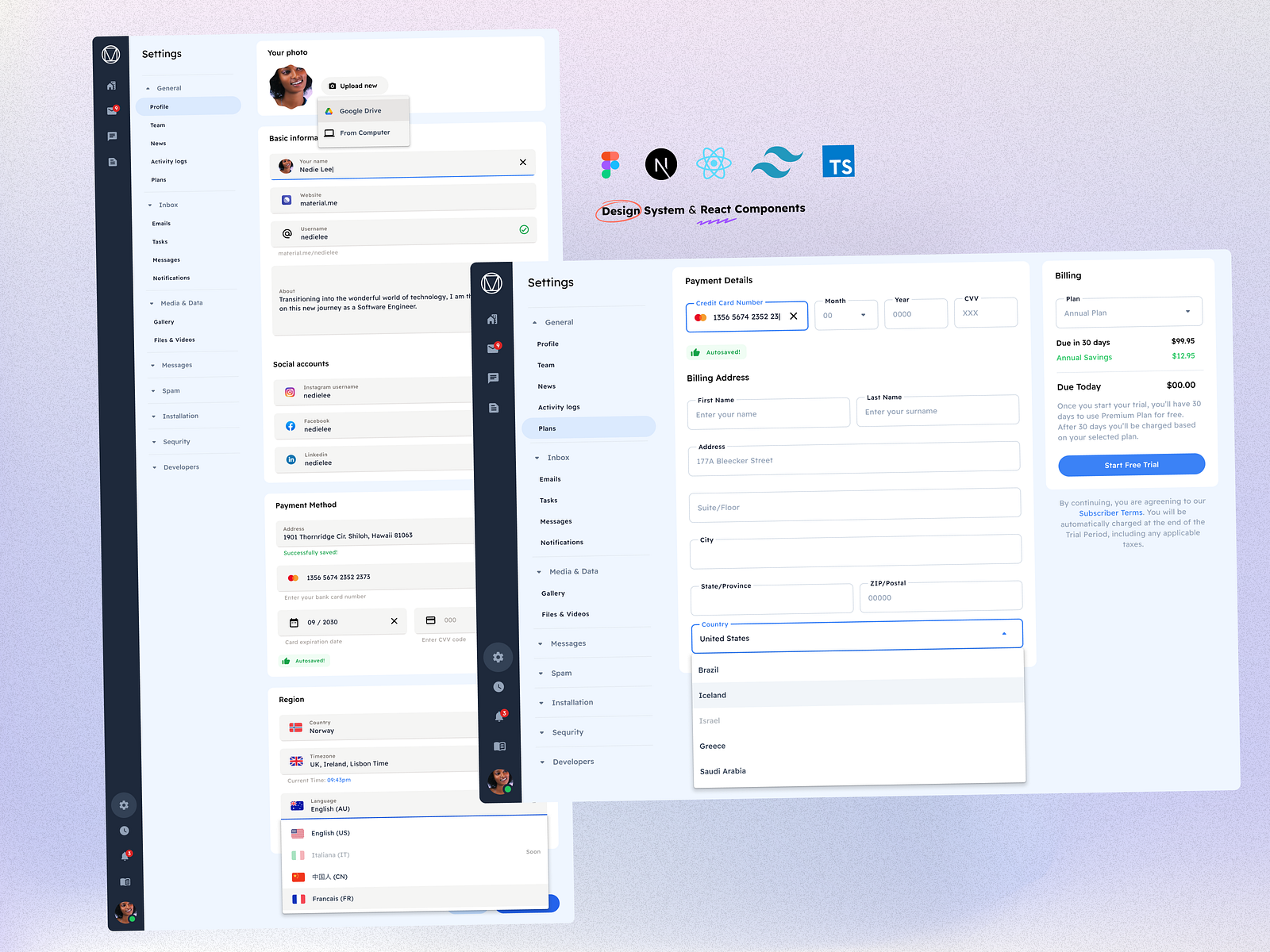 Material You Design · Components & 💬 Forms templates by F e l i ︎ for ...