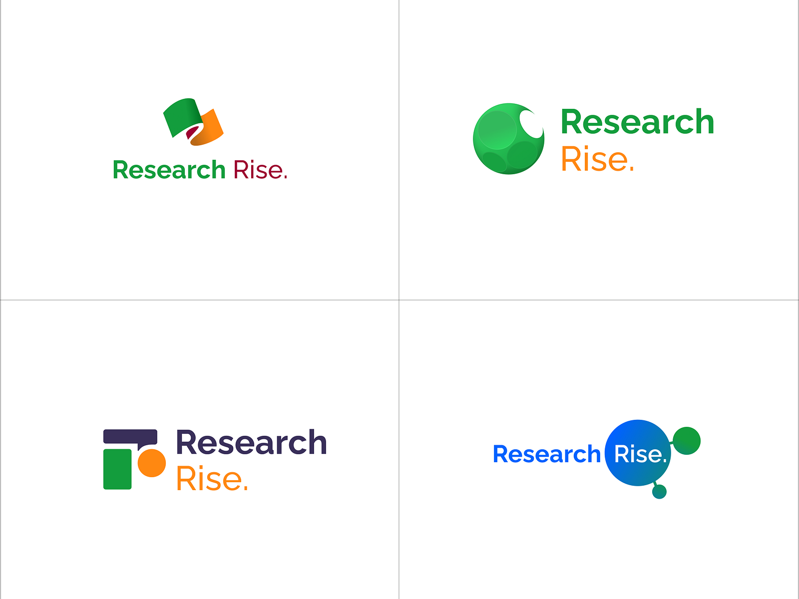 Presenting logo marks for a brand Research Rise. by Jilaga Nneoma on ...