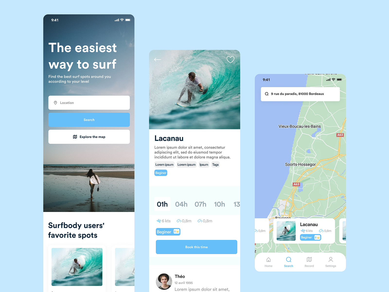 Surf-buddy by Celia Leclerc on Dribbble