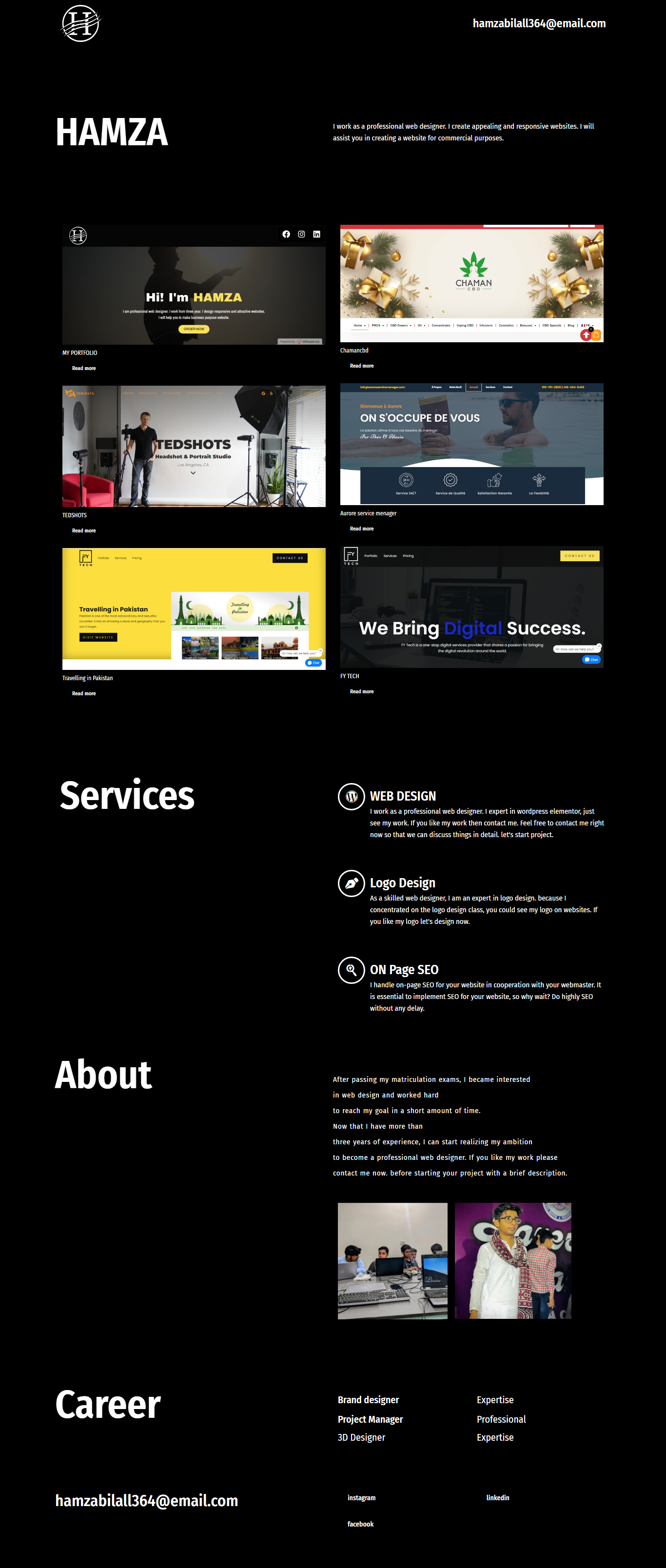 Portfolio by Muhammad Hamza on Dribbble