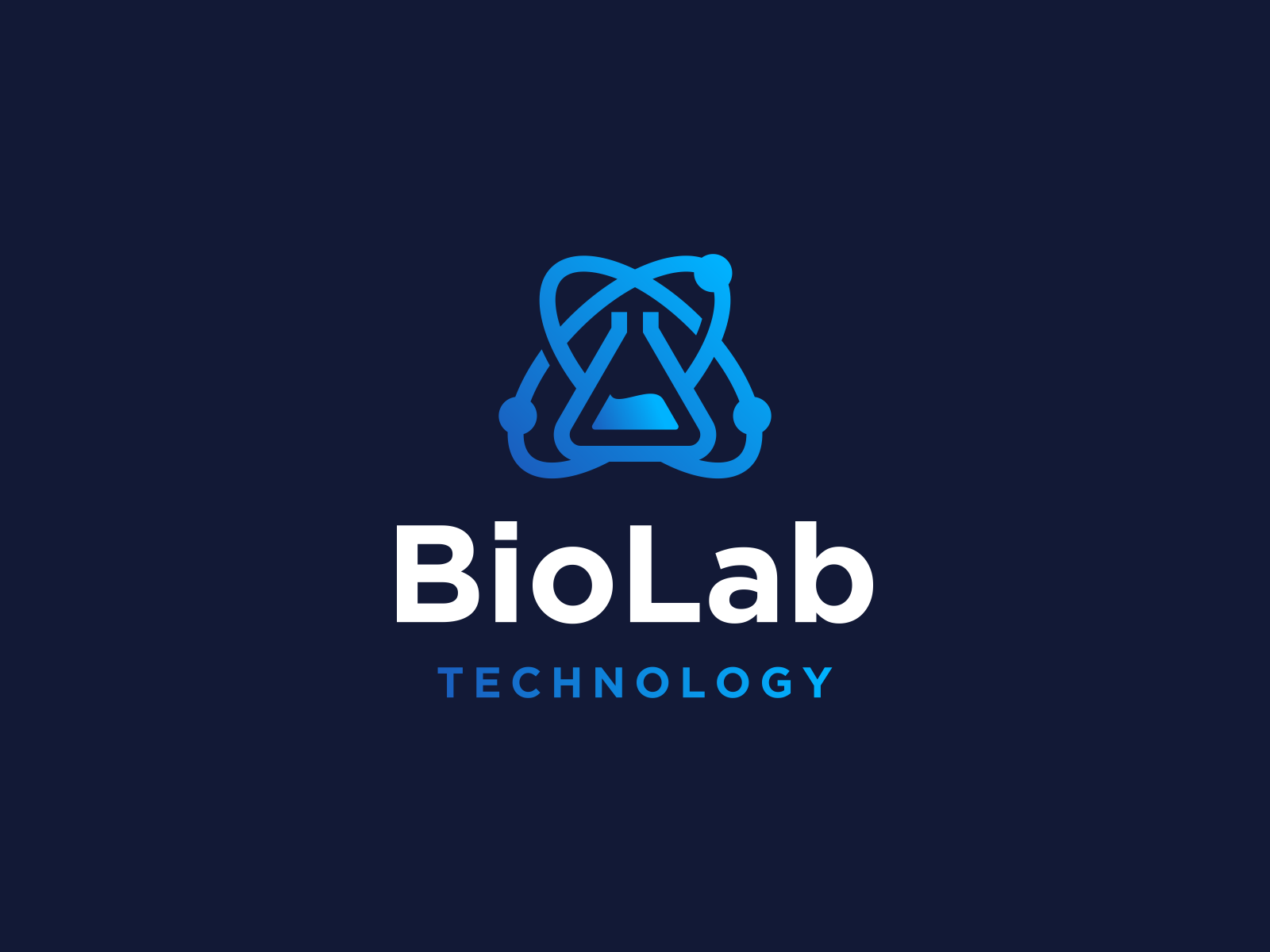 BioLab Technology Logo by asrona on Dribbble