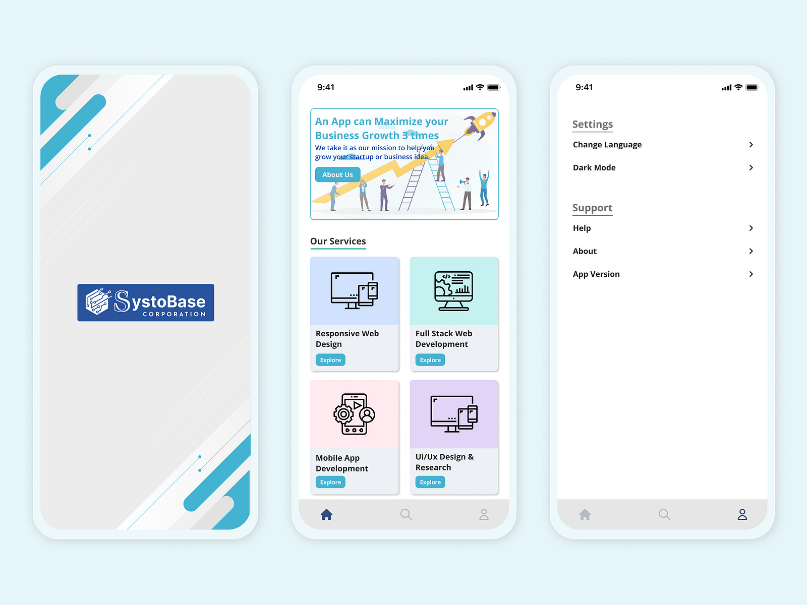 Tech Service App UI Design by DHRUBO BHOWMIK on Dribbble