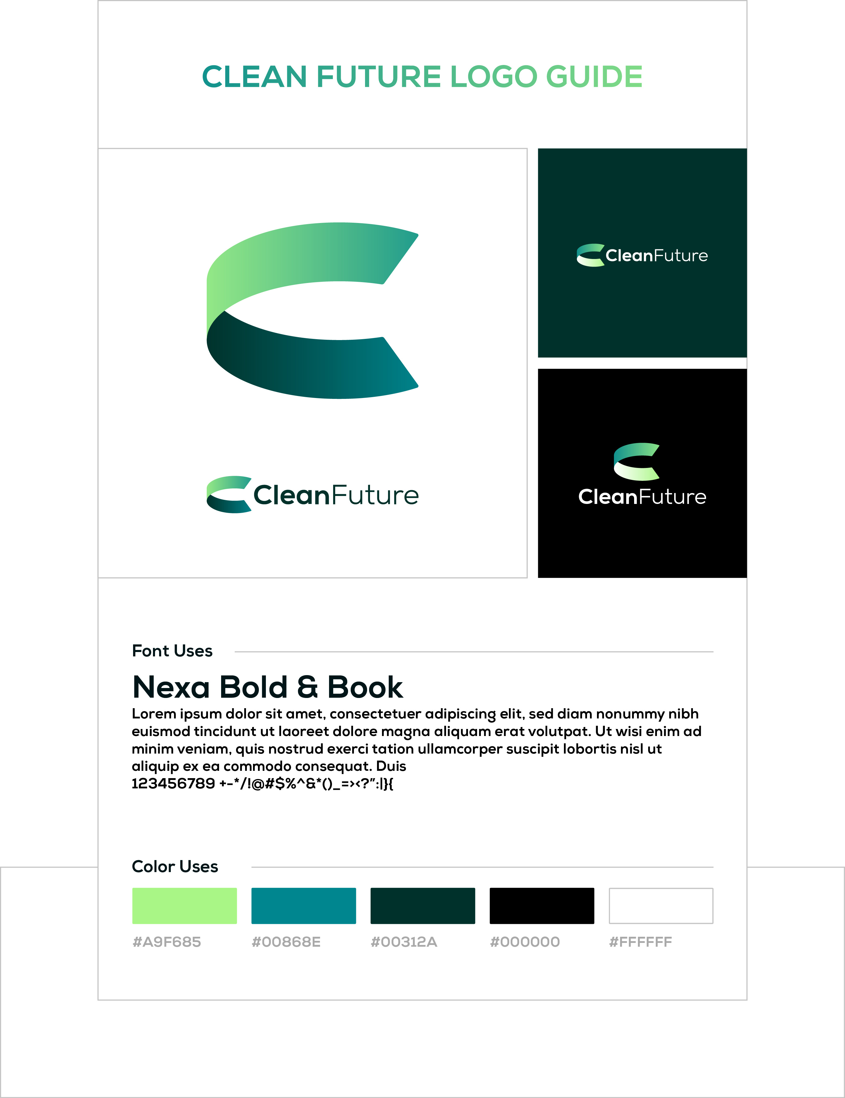 CleanFuture Letter C Logo Design by AH Rony | Logo Designer on Dribbble