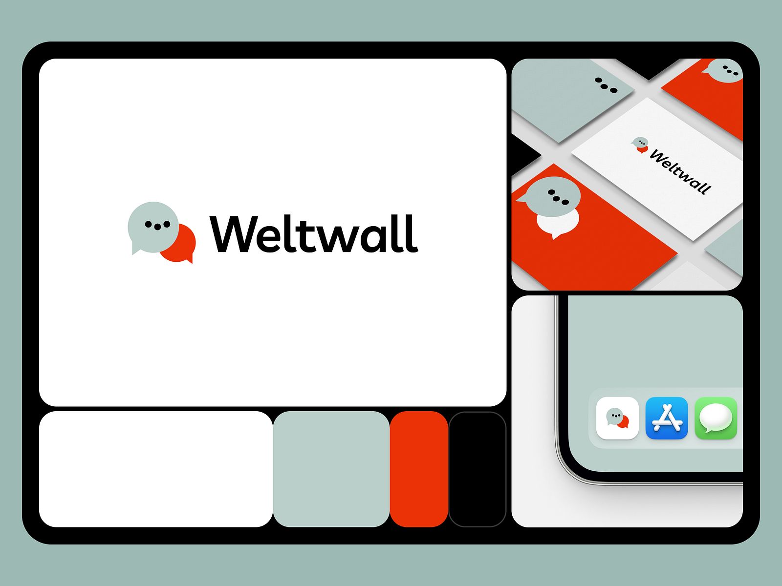 Logo for the chat platform by Alyona Prachuk on Dribbble