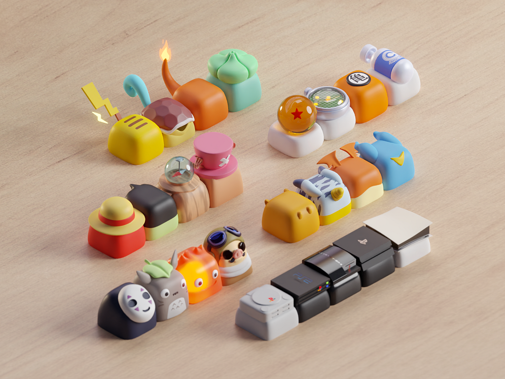 Keycap Designs by Mohamed Chahin on Dribbble