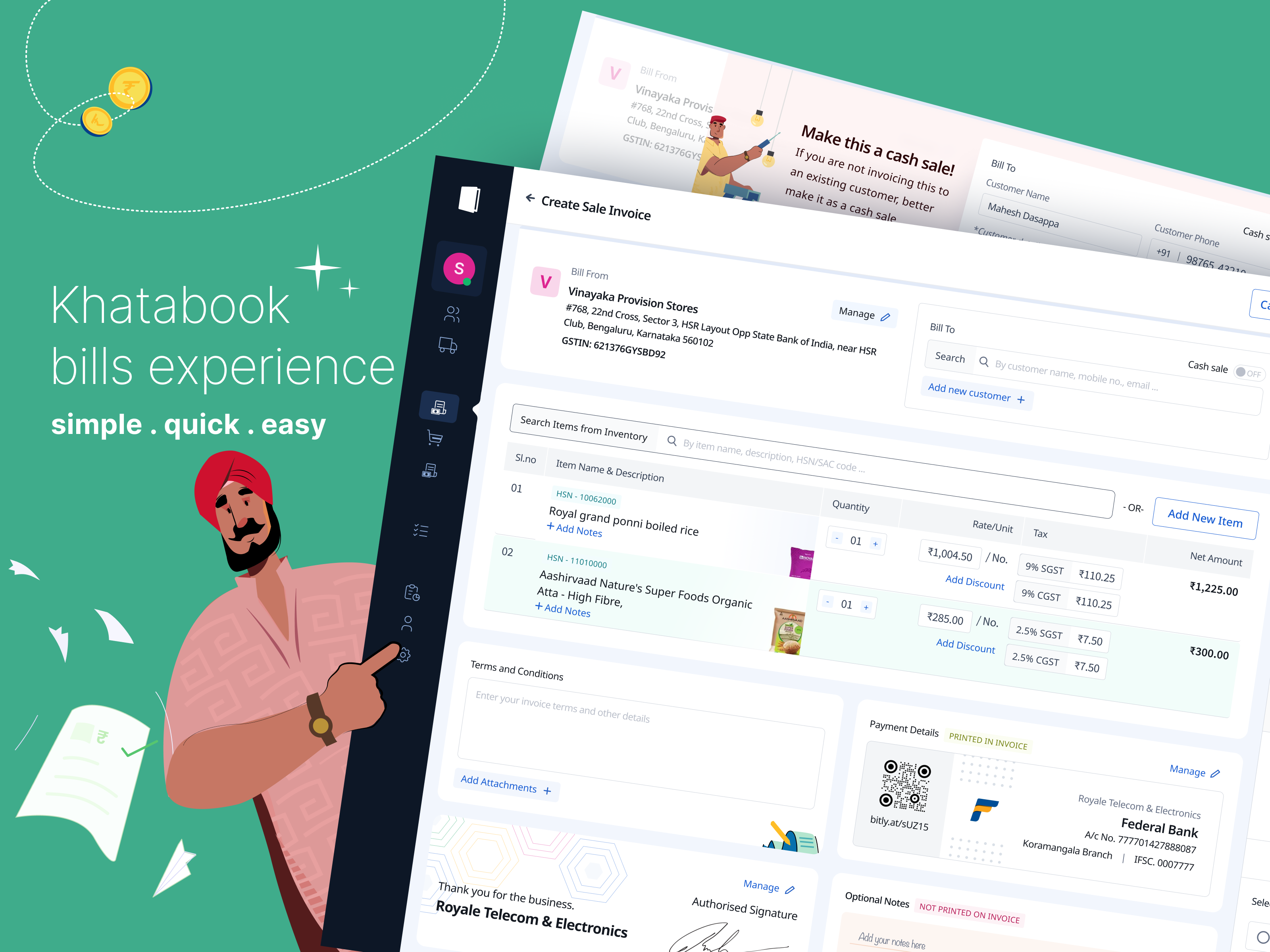 Khatabook Desktop - Billing by Karthick Murari for Khatabook.Design on ...