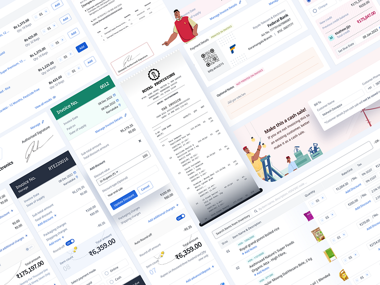 Khatabook Desktop - Billing by Karthick Murari for Khatabook.Design on ...