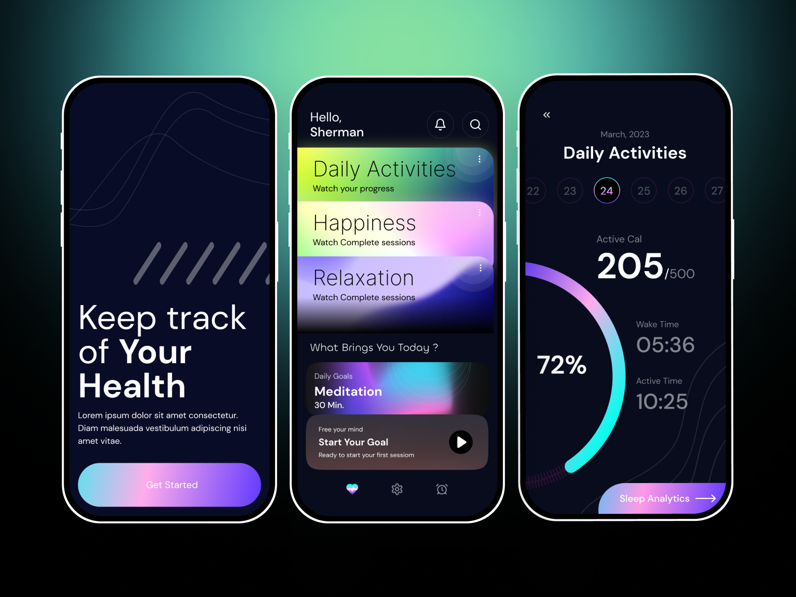 Self development app design mobile app by lazy kar for LazyInterface UI UX Team on Dribbble