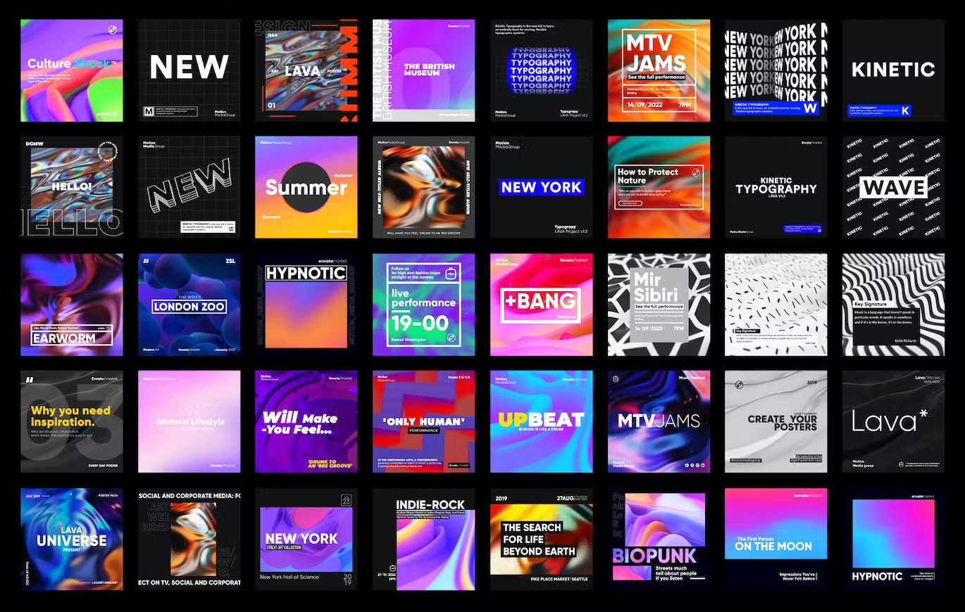 Instagram Posters by Steisi Vogli on Dribbble