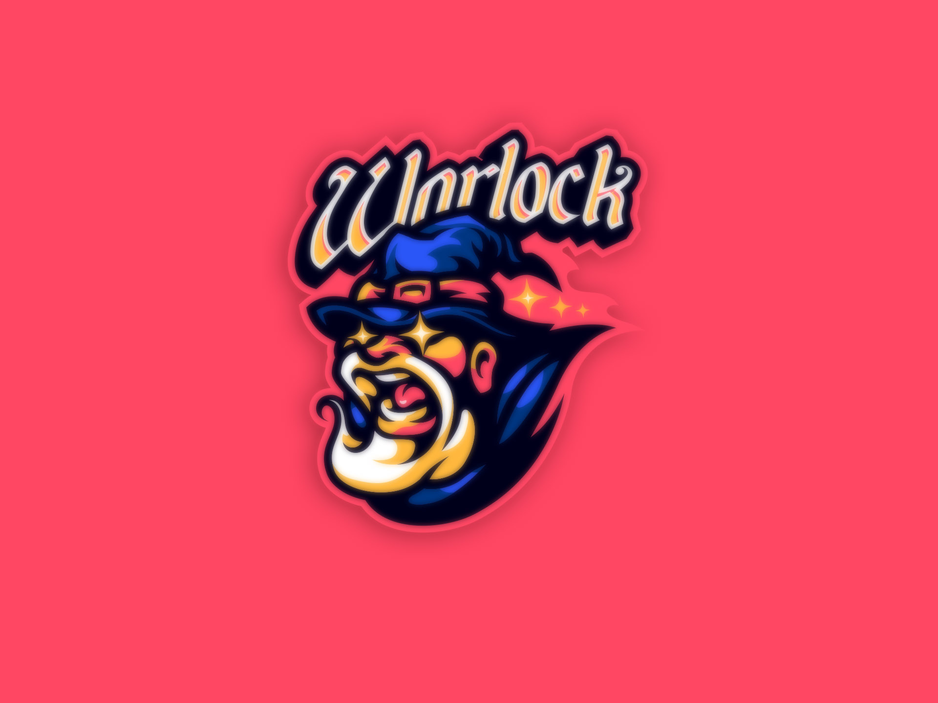Warlock Mascot logo by Febrian Satria on Dribbble
