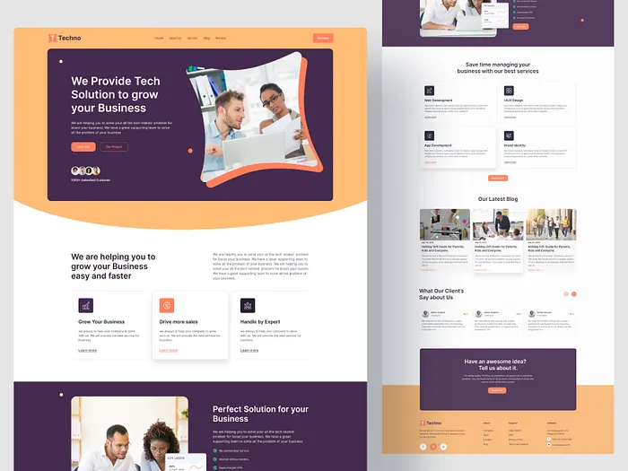 Software Company Website designs, themes, templates and downloadable ...