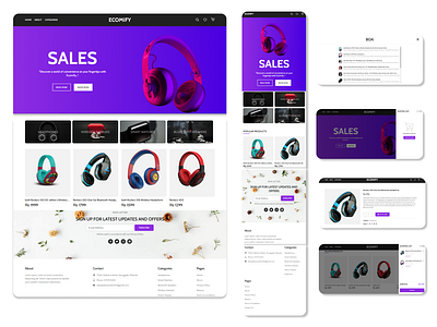E-Commerce web application by Dulanjali Senarathna on Dribbble