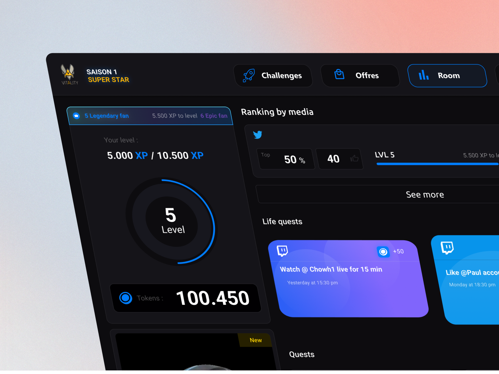 Fanprime WEB 3 platform for fans by Ivanovic Dejan on Dribbble