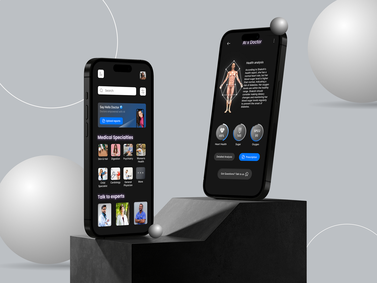 Healthcare Mobile App Design Challenge with AI by Vrithik Prince on ...
