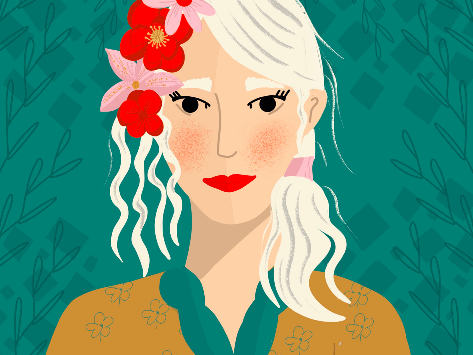 Botanical fun with flowers by Alison Nolan on Dribbble