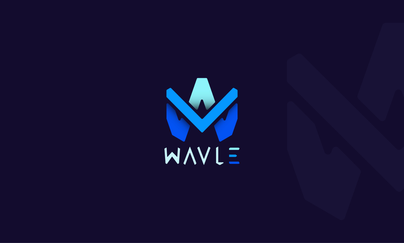 Wavle Brand Identity monogram logo design by K. Jeya Suriya on Dribbble
