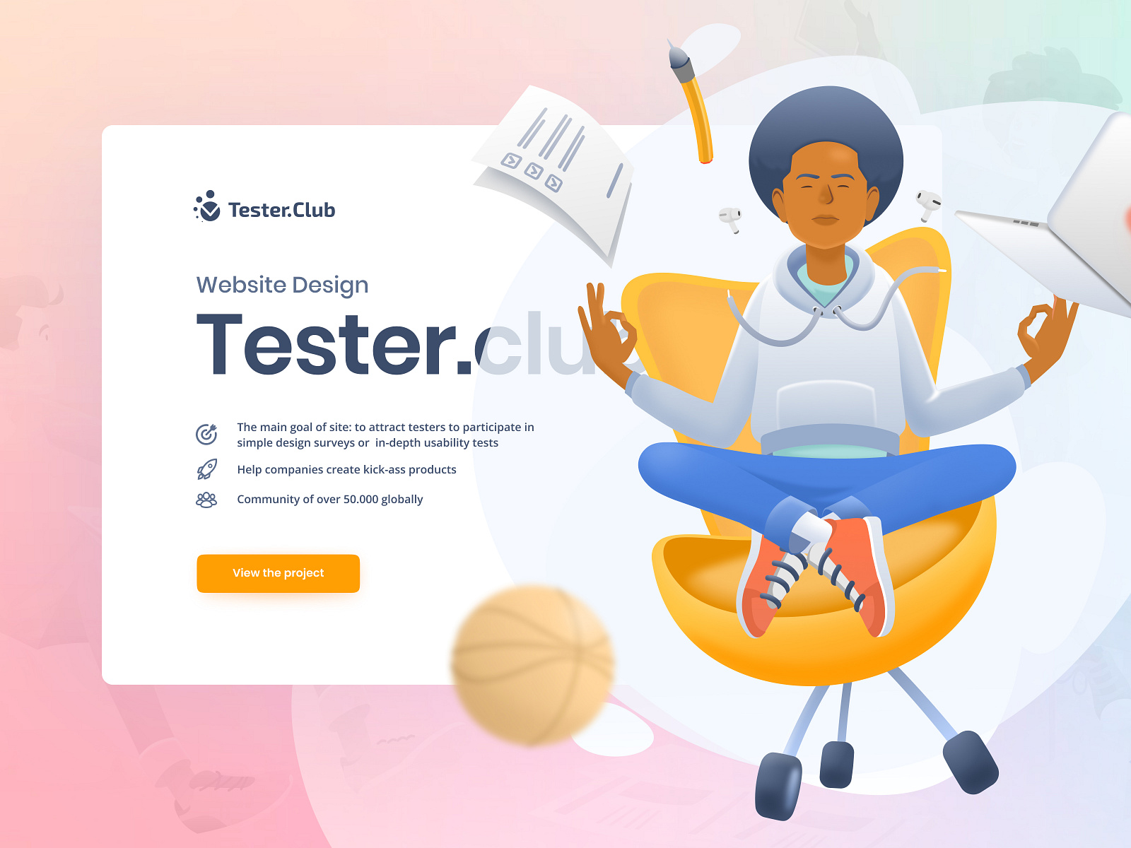 Website Design with Bright Illustrations by Clever Code Lab on Dribbble