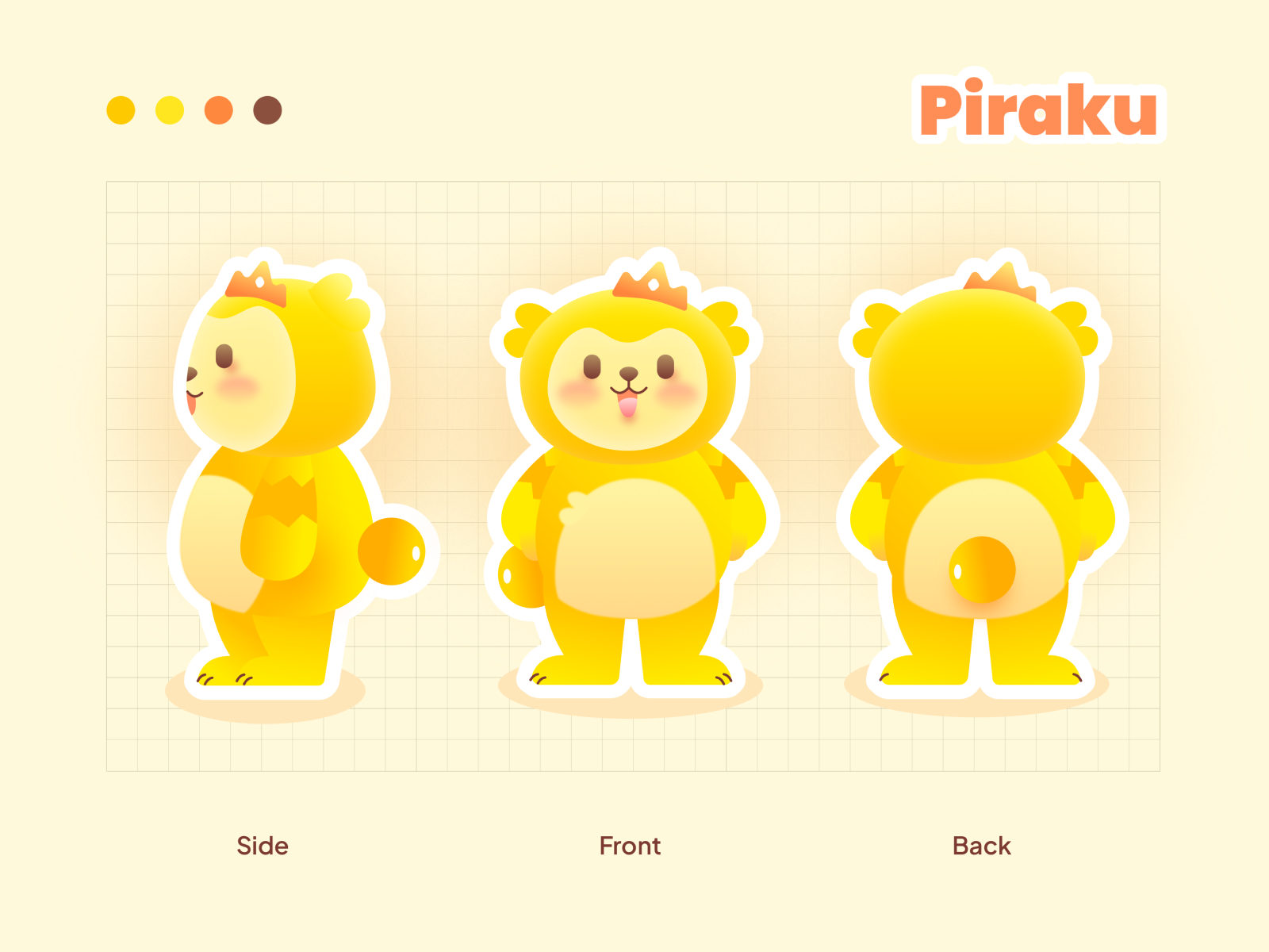 Mascot Character Design by Randompopsycle for Orenji Studio on Dribbble