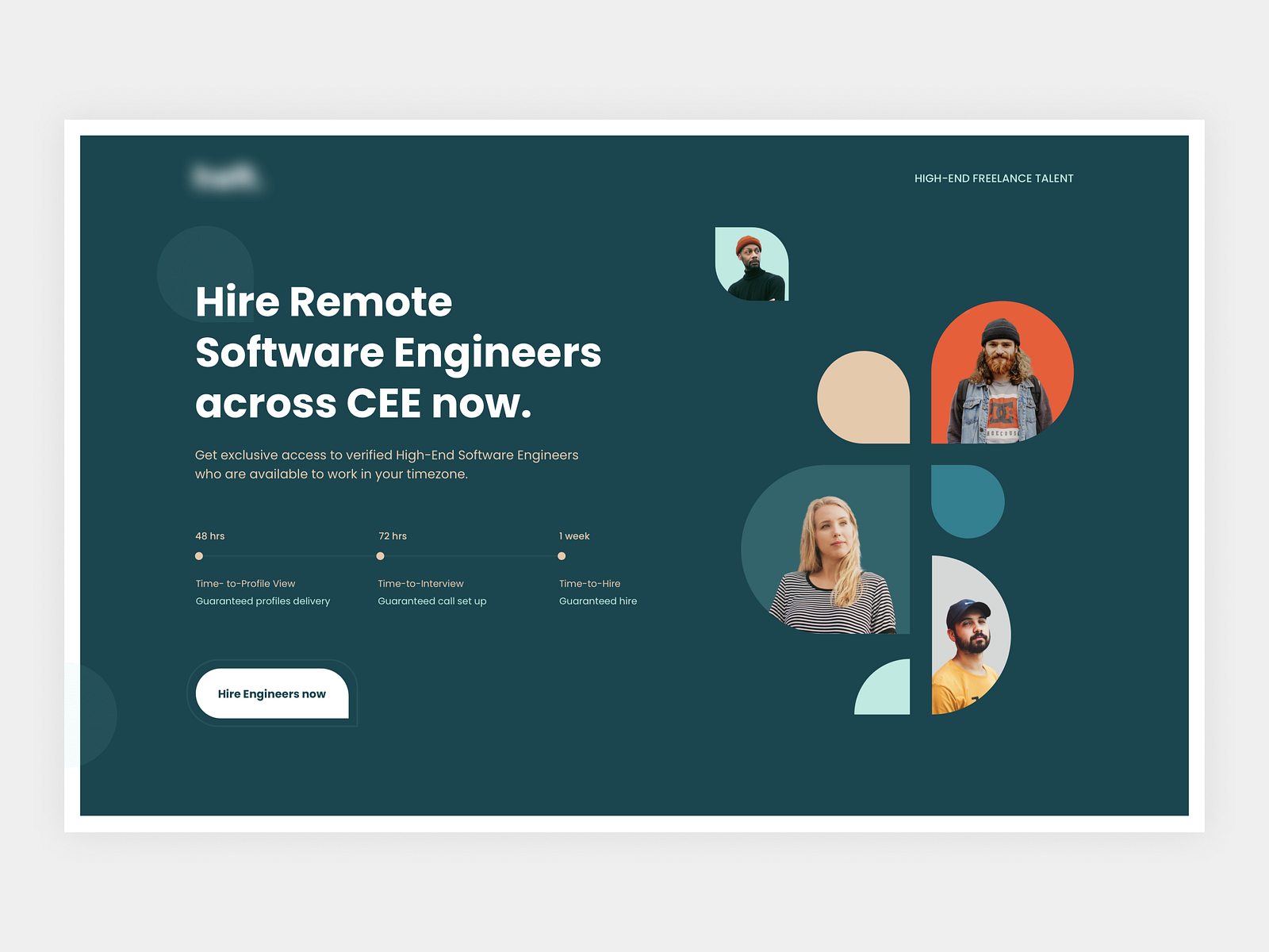 Landing page exploration by Lucas Swierad for Bondroy on Dribbble