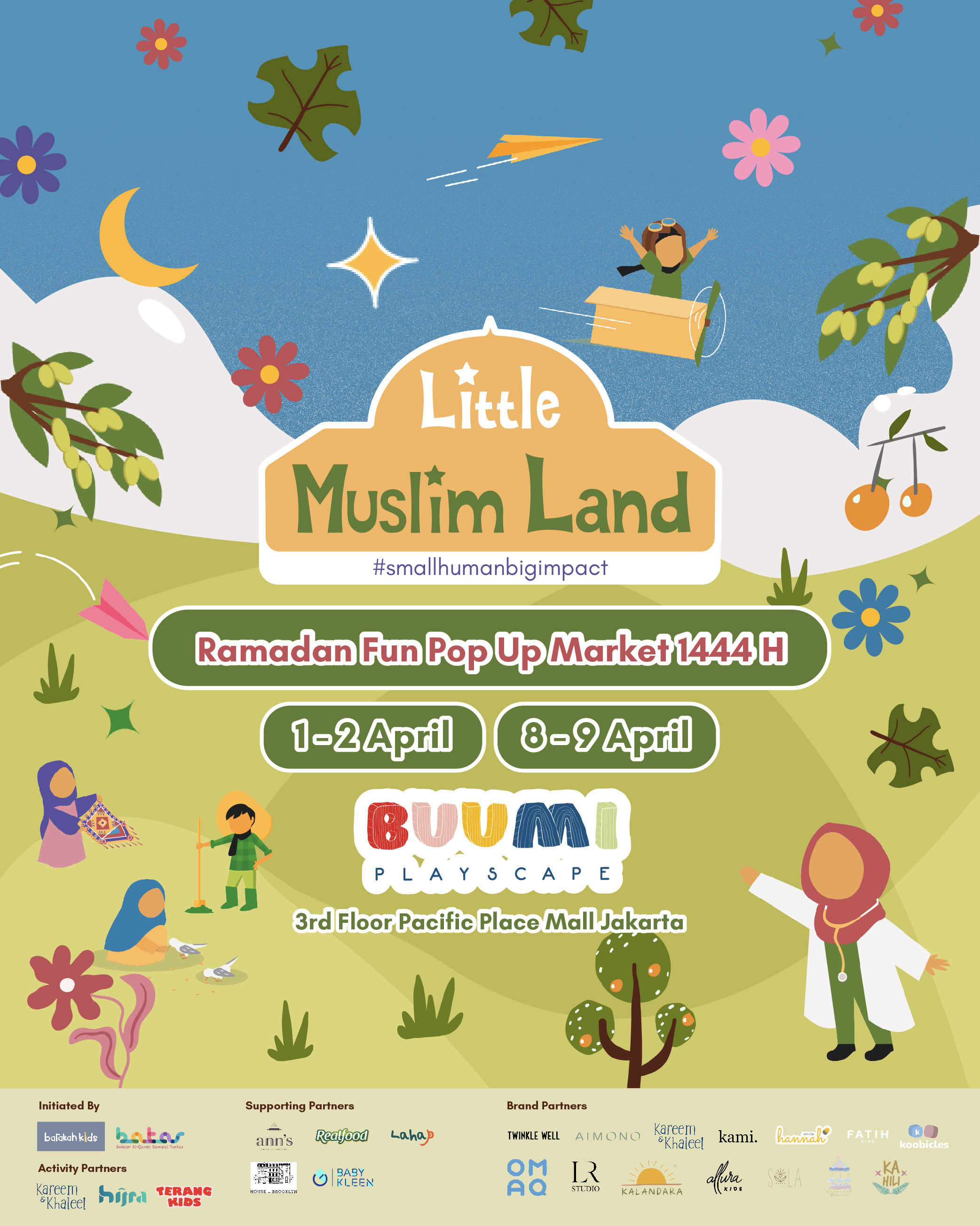 Digital Poster & Instagram Post - Little Muslim Land by Samira Rahma ...