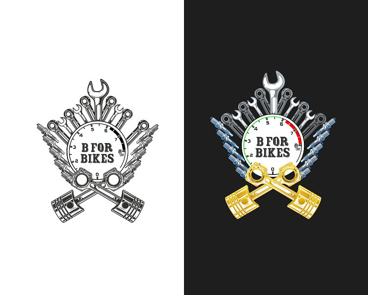 Logo for B For Bikes by Anurima Pramanik on Dribbble