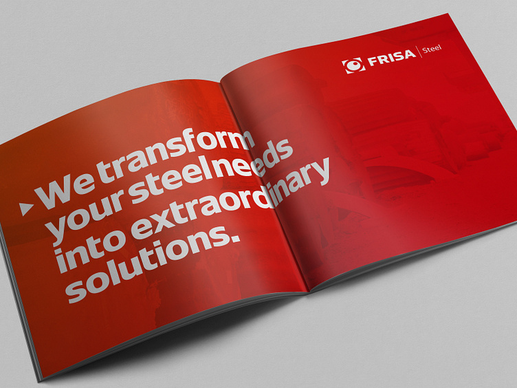 Frisa Steel | Brochure by Cessy Márquez | UI/UX Designer on Dribbble