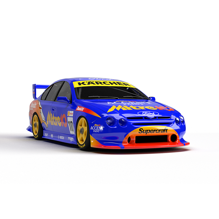 V8 Supercar Ford Falcon AU 3D model by Mogra on Dribbble