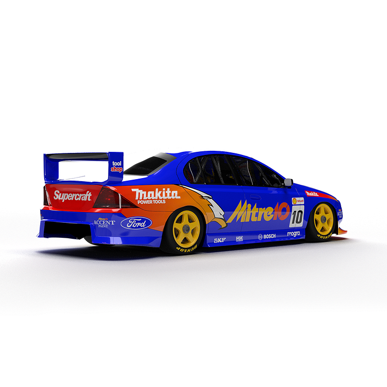V8 Supercar Ford Falcon AU 3D model by Mogra on Dribbble