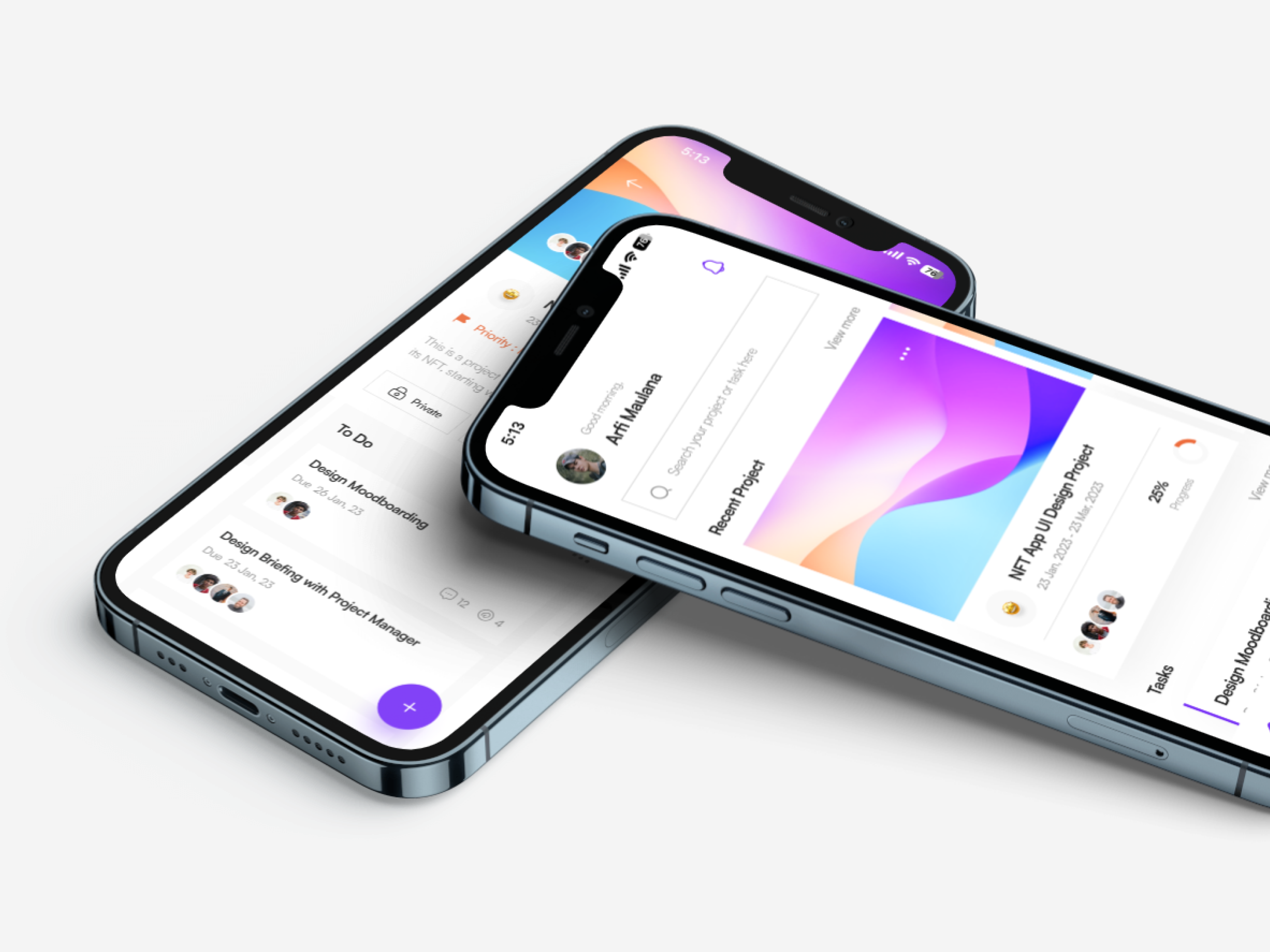 Ngatur - Project Management Mobile App UI KIT 📱 by Arfi Maulana on Dribbble
