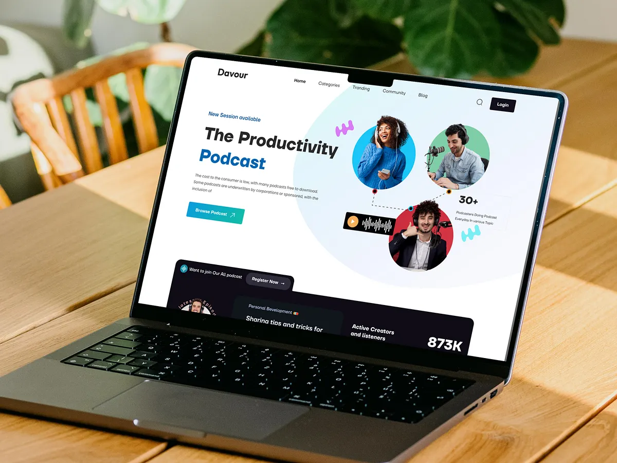 Podcast Website designs, themes, templates and downloadable graphic ...