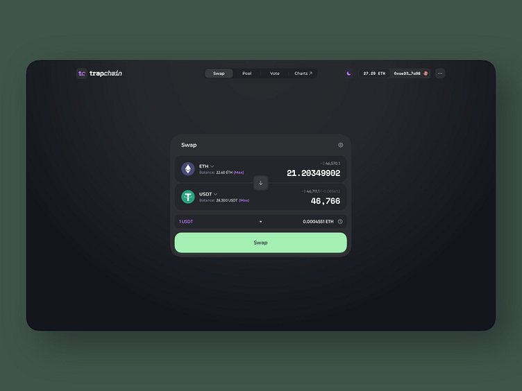 Swap Desktop App by Vino Costa Upwork on Dribbble