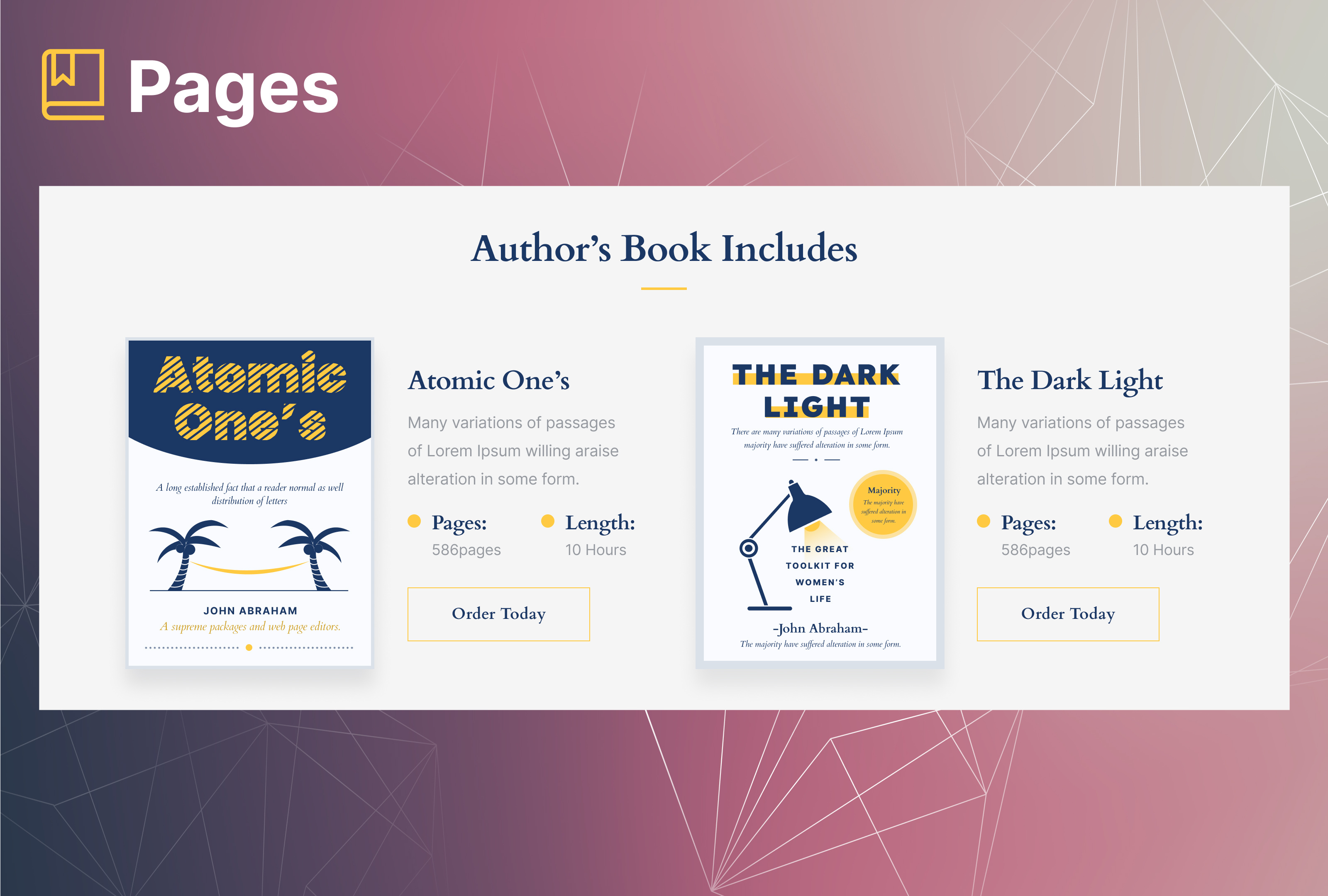 Premium Book Webflow Website Template Design by VictorFlow on Dribbble