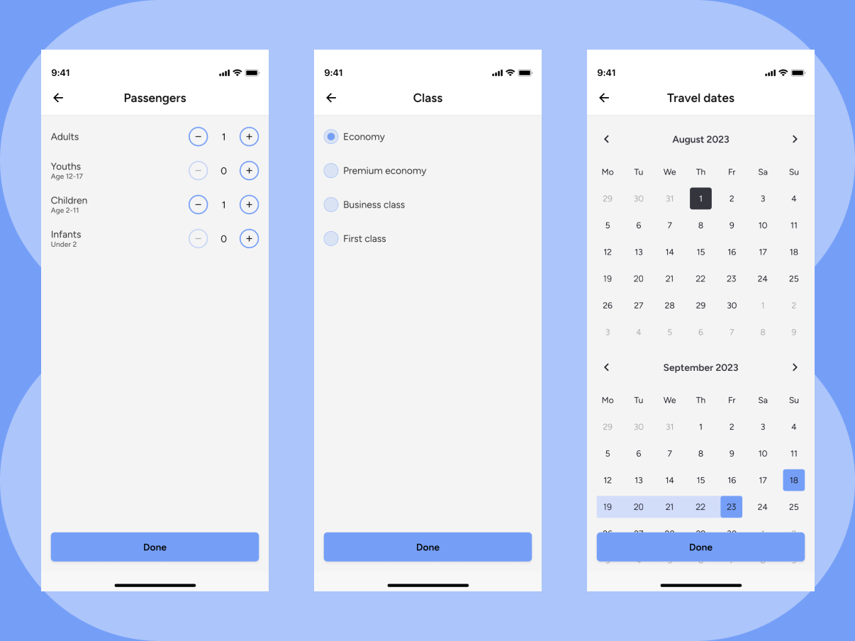 Selection Controls. by George Ikem on Dribbble