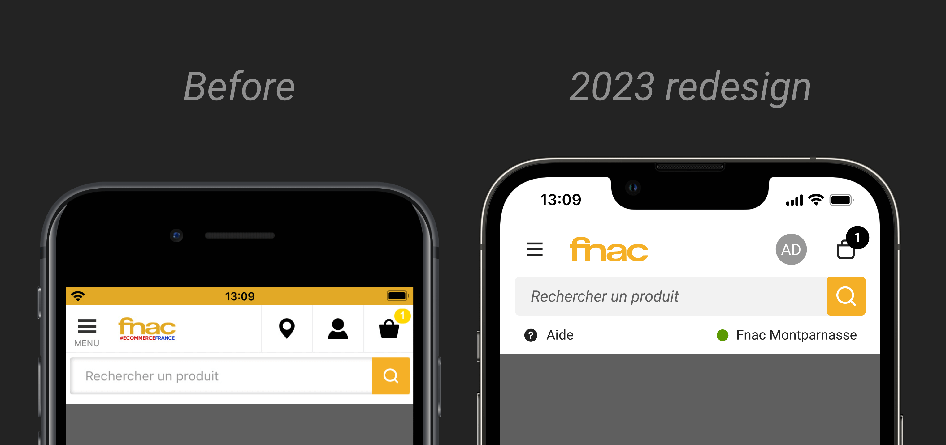 Header redesign - Fnac.com by CR. CRUZ on Dribbble