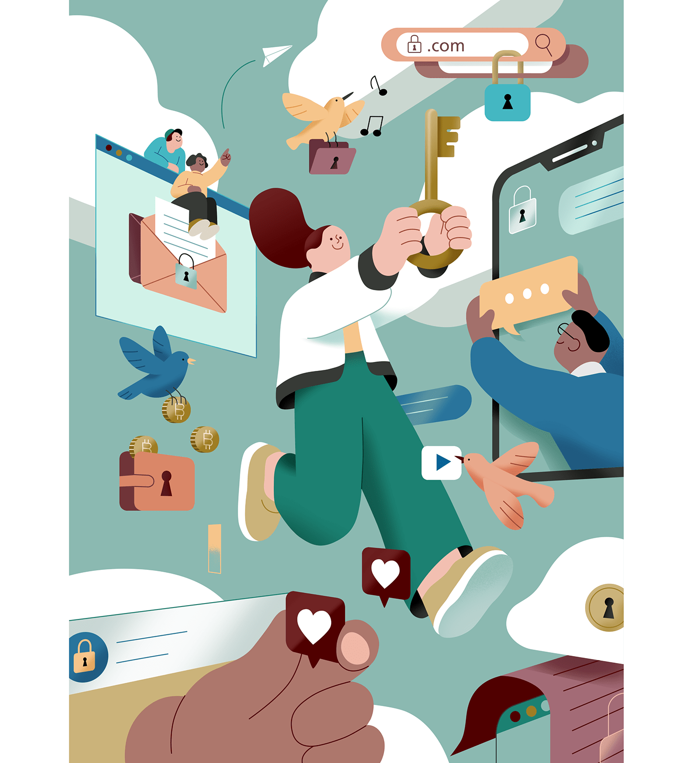 Illustration Collection 2021 Q4-2022 Q1 by Ahra Kwon on Dribbble