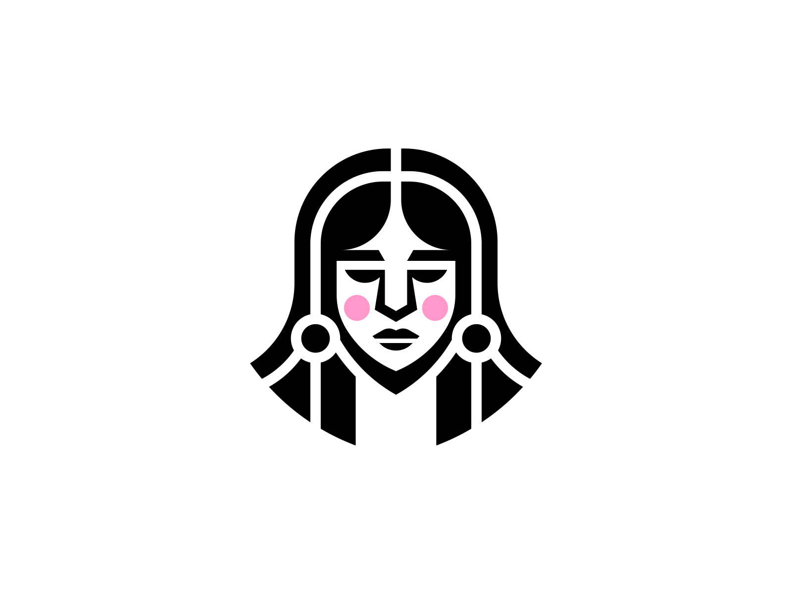 Girl Logo by Aira | Logo Designer on Dribbble
