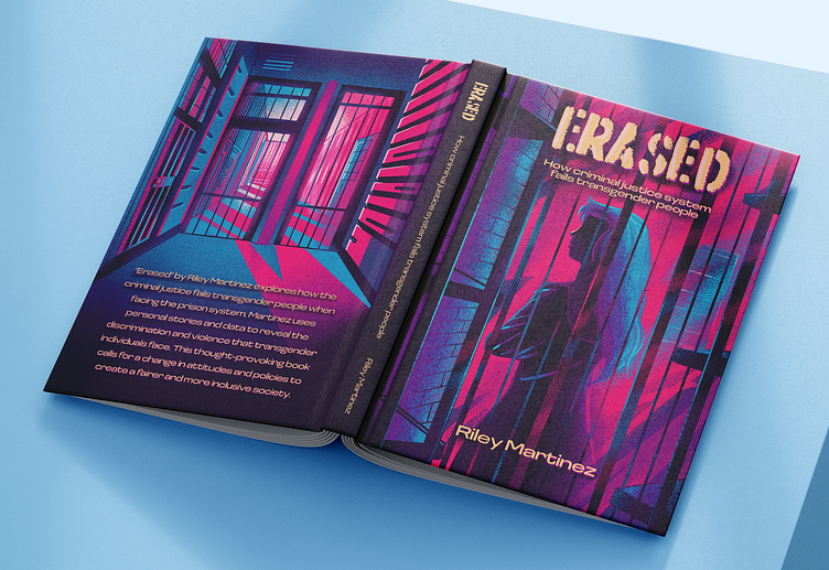Erased book cover illustration by Ilustre Marcos on Dribbble