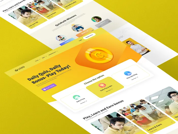 Quiz Website designs, themes, templates and downloadable graphic ...