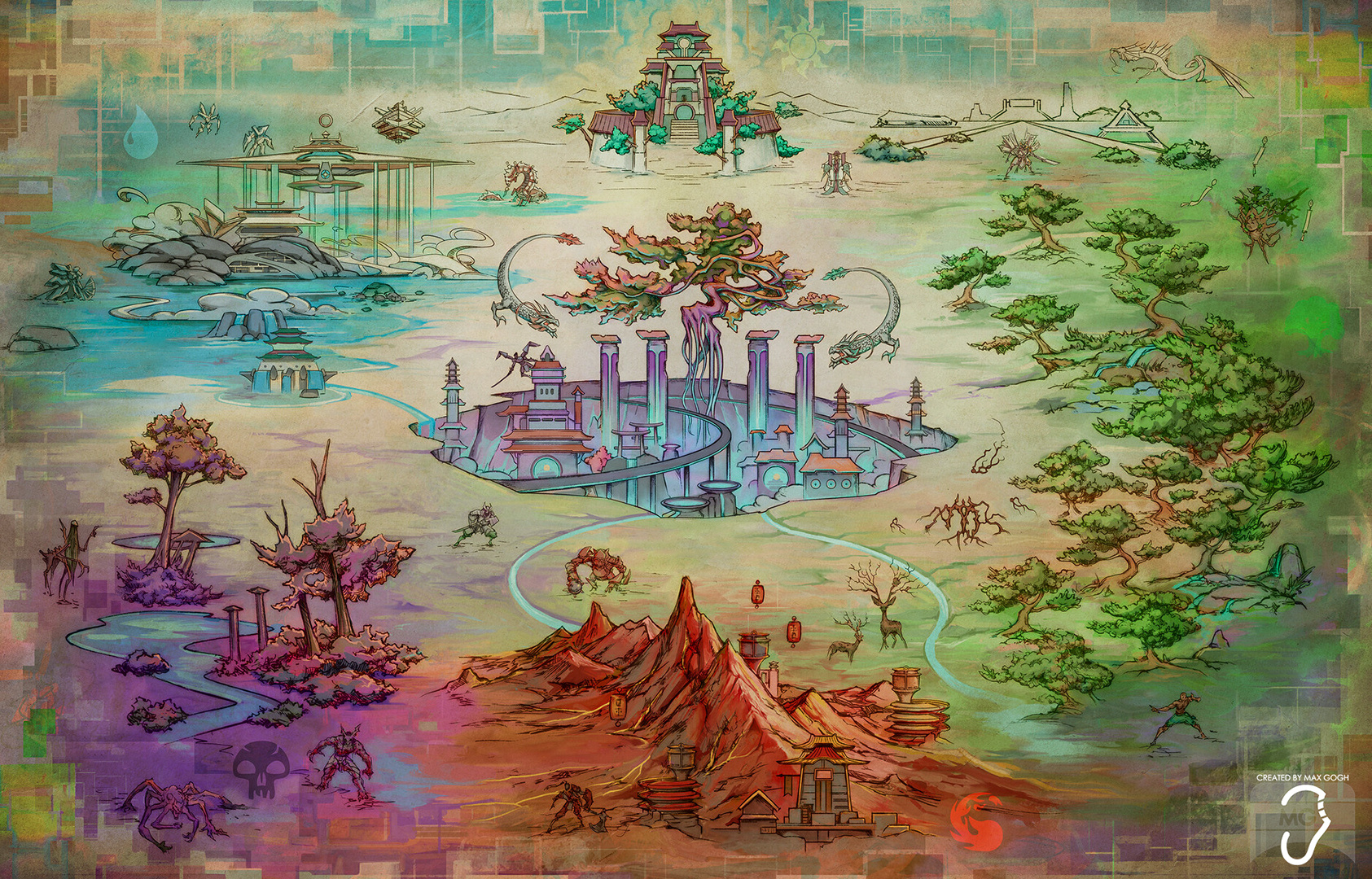 Map Design by Max Gogh on Dribbble