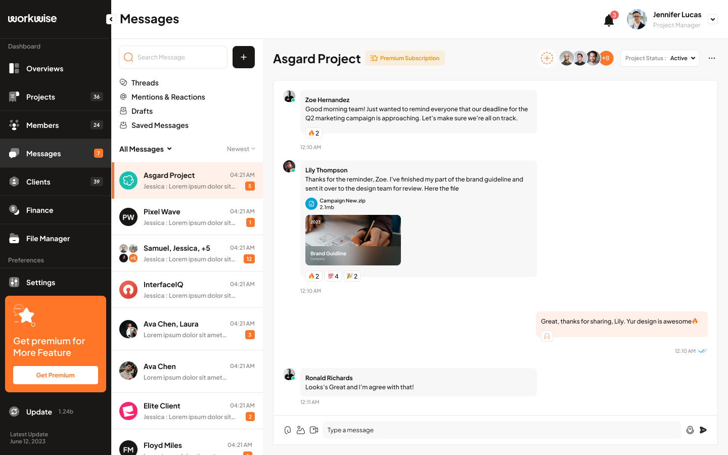 workwise : Analytics Dashboard by SlabPixel Designer for SlabPixel on ...