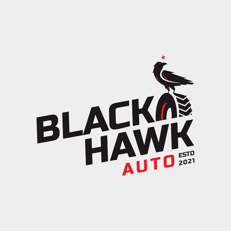 BLACK HAWK AUTO by Hasan Almas on Dribbble