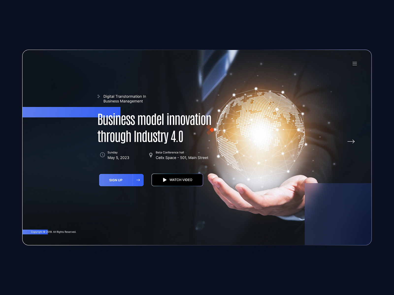 Digital Transformation In Business Landing Page Concept By Hiep For digital-transformation-in-business-landing-page-concept-by-hiep-for