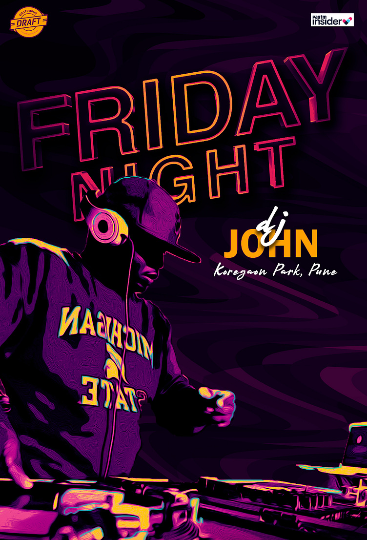 Dj Poster Design by Abhishek kapase on Dribbble