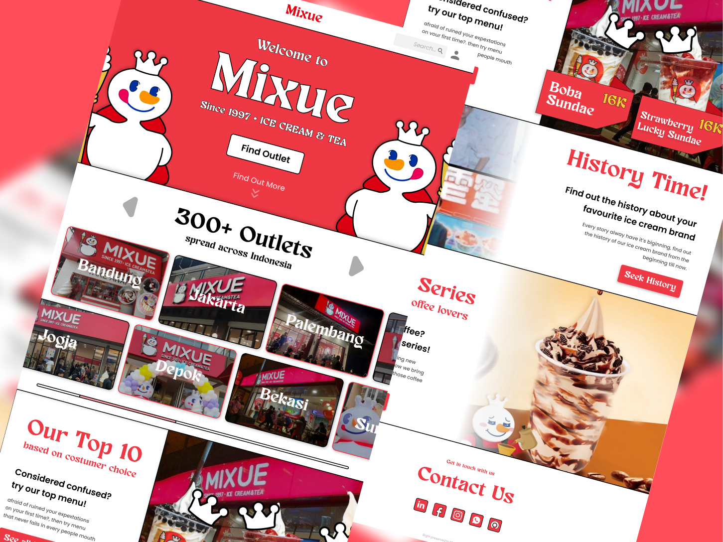 Mixue Web - Web UI by alyaza on Dribbble