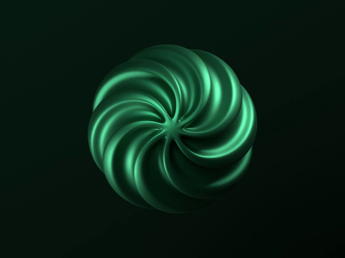 Spiral Sphere by Hesam Sanei on Dribbble