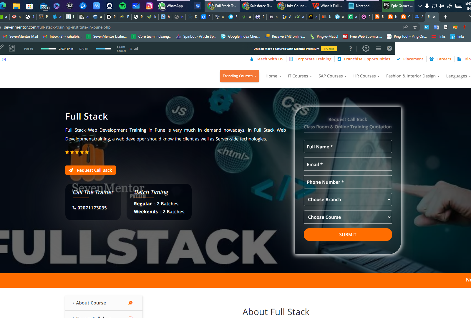 To become a full-stack Django web developer by Rohit Sharma on Dribbble