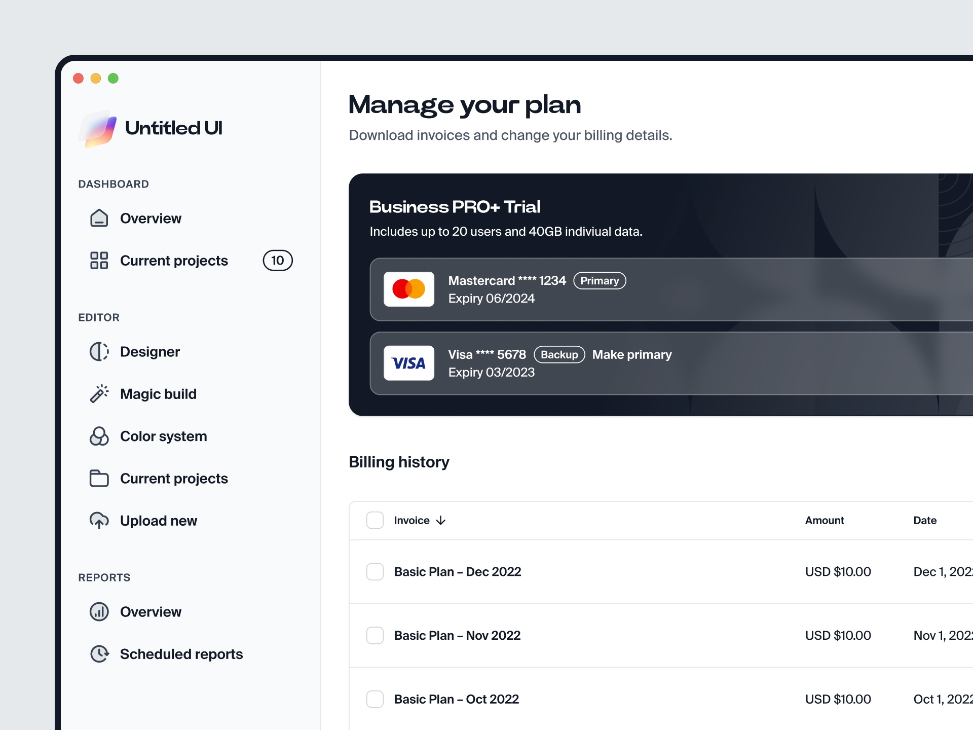 Sidebar navigation — Untitled UI by Jordan Hughes® on Dribbble