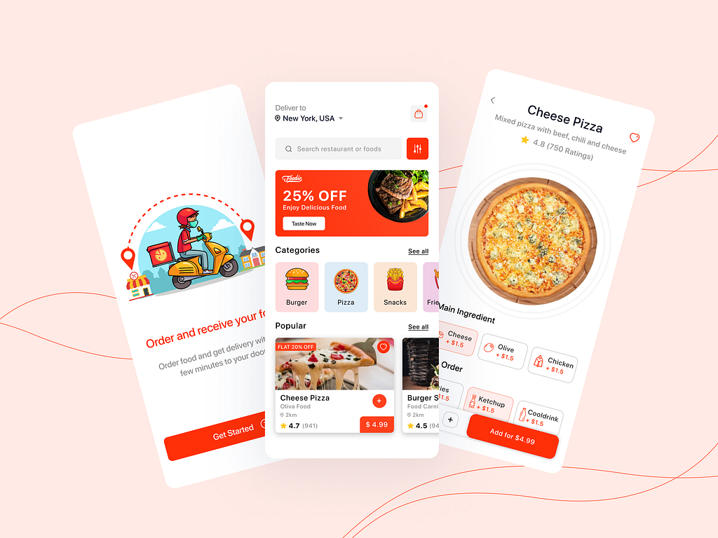 Food Ui Design by Malik Jawad on Dribbble